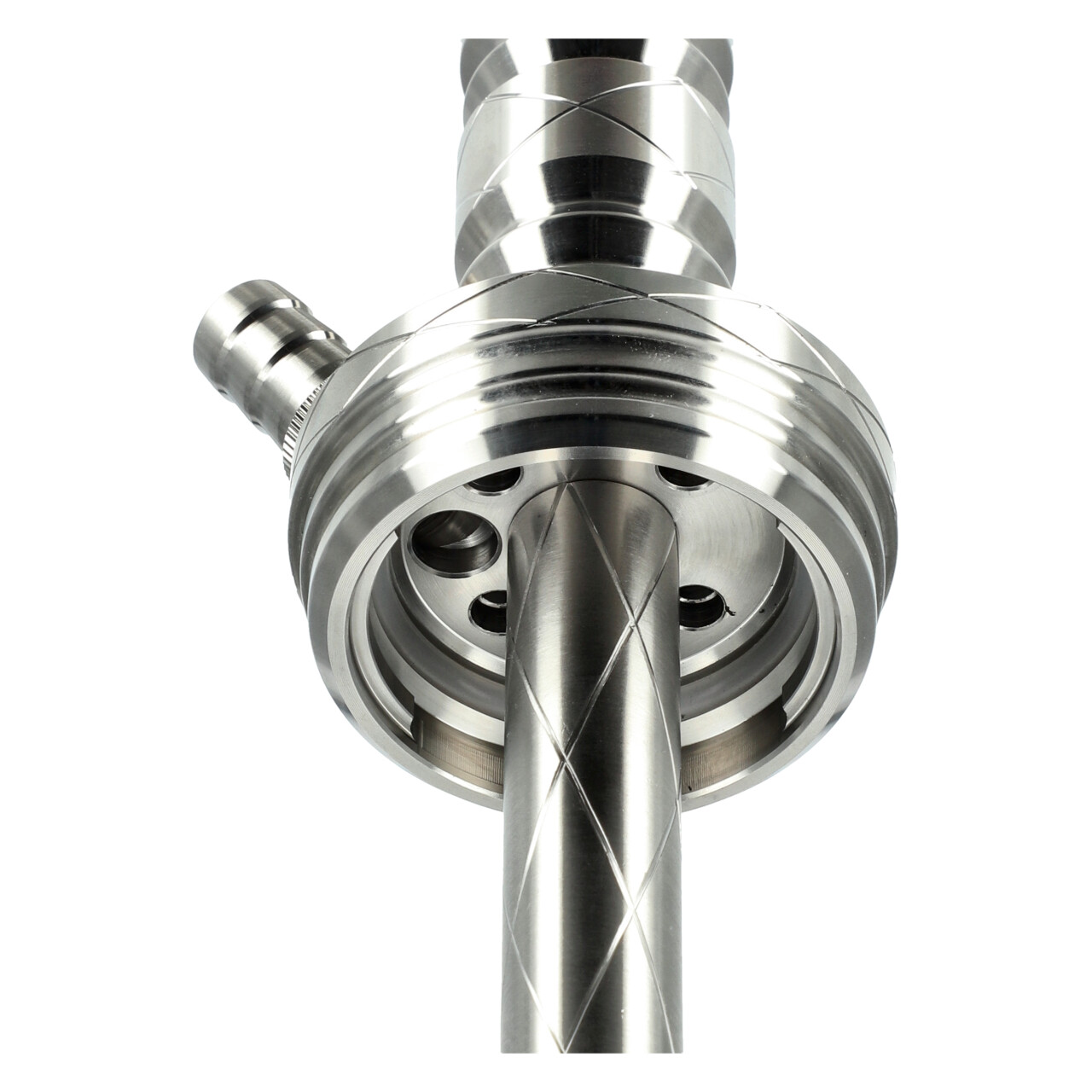 Smoky Edelstahl Shisha von Hooking | Blow-Off am Teller