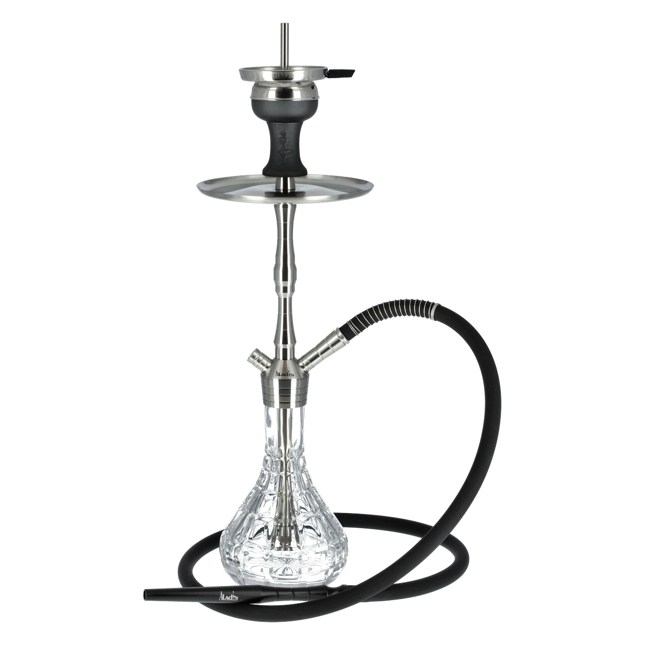 Aladin MVP 470 Edelstahl Shisha Cube, 46 cm hoch