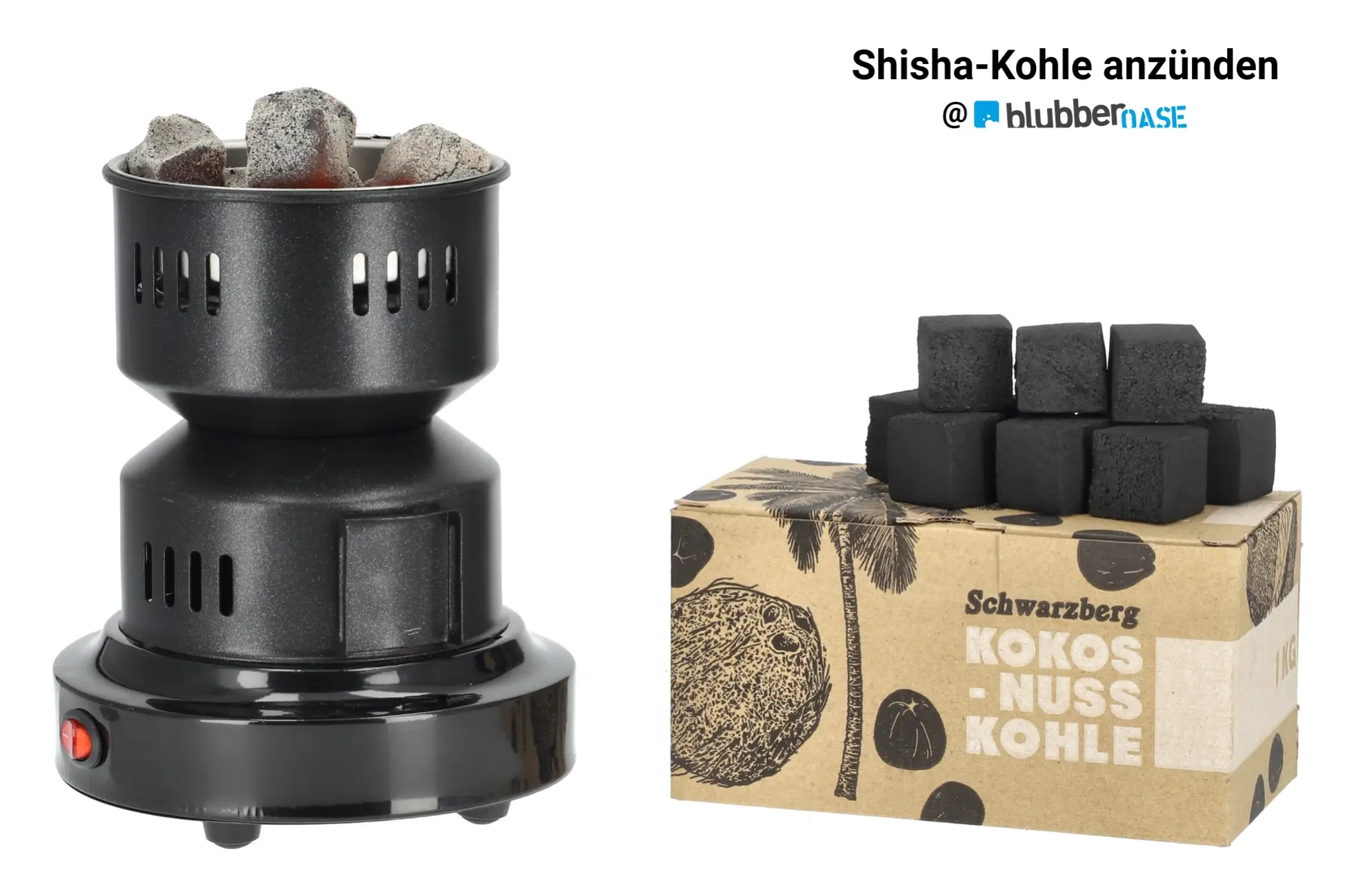 Shisha-Kohle anzünden