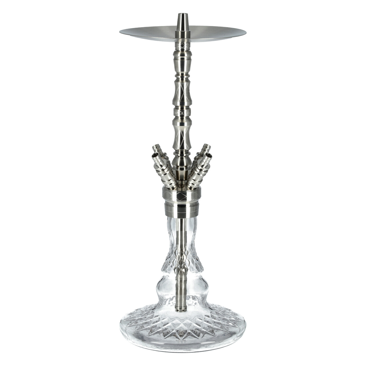 Mata Leon MLS782 Kronos Edelstahl Shisha, 53 cm hoch